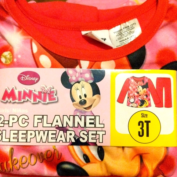 Disney | Pajamas | Disney Minnie 2 Piece Pajamas | Poshmark